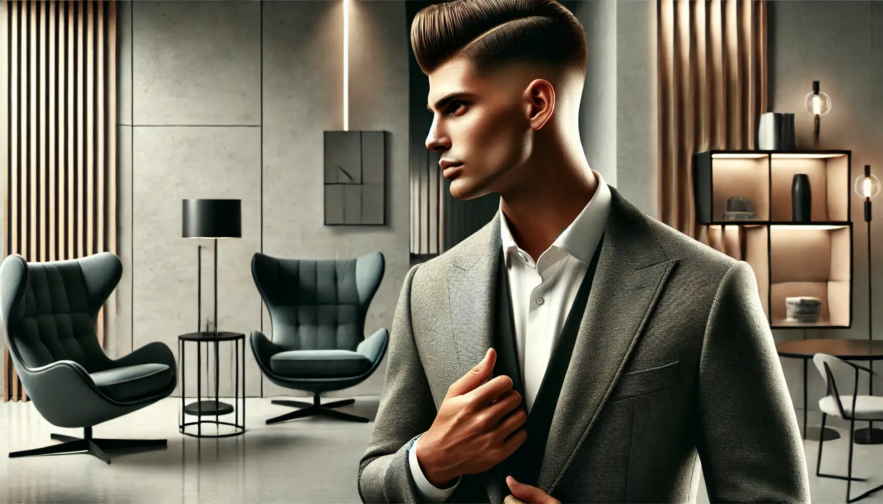Corte Moderno: Inovando o Visual com Elegância - Homem Setor